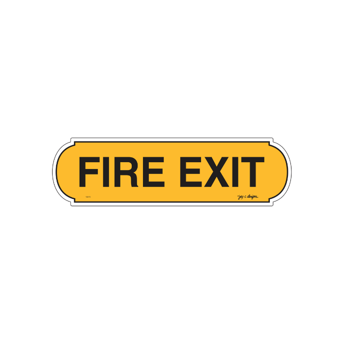 Acrylic Signage Maker Philippines - Fire Exit Sign – Jay C. Designs