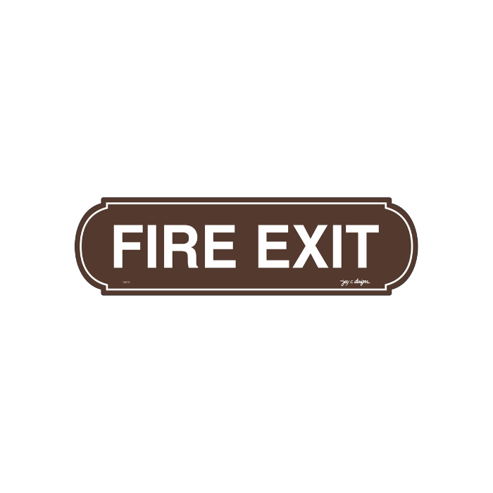 Acrylic Signage Maker Philippines - Fire Exit Sign – Jay C. Designs
