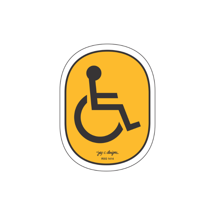 Acrylic Signage Philippines - Disabled Sign – Jay C. Designs
