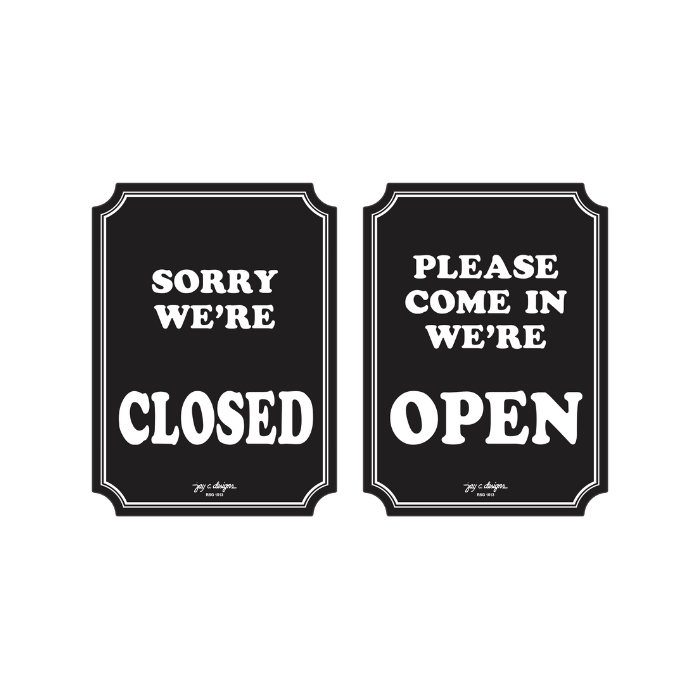 Acrylic Signage Maker Philippines - Open/Closed Sign – Jay C. Designs