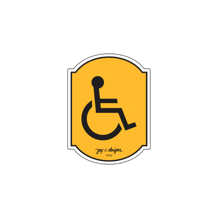 Acrylic Signage Maker Philippines - Disabled Sign – Jay C. Designs